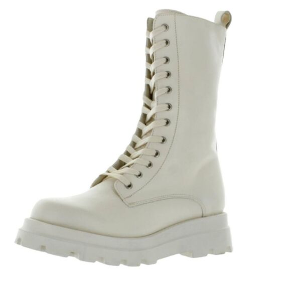 Steve Madden | Shoes | Steve Madden Ebba Leather Combat Boot 9 Nib ...